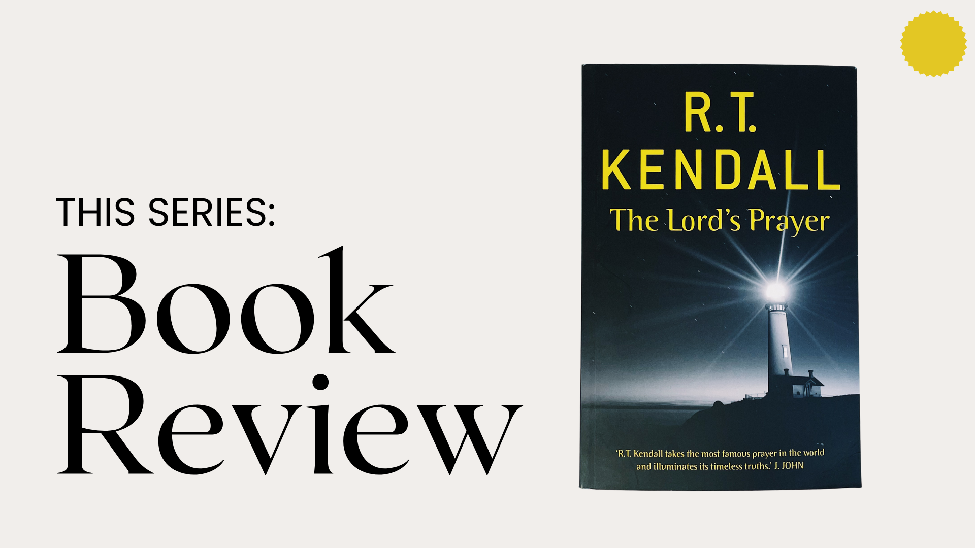 The Lords Prayer - Book Review - C3 Hope